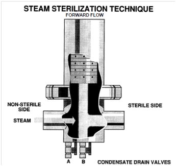 Steam Filter - Filtered culinary grade steam protects product purity